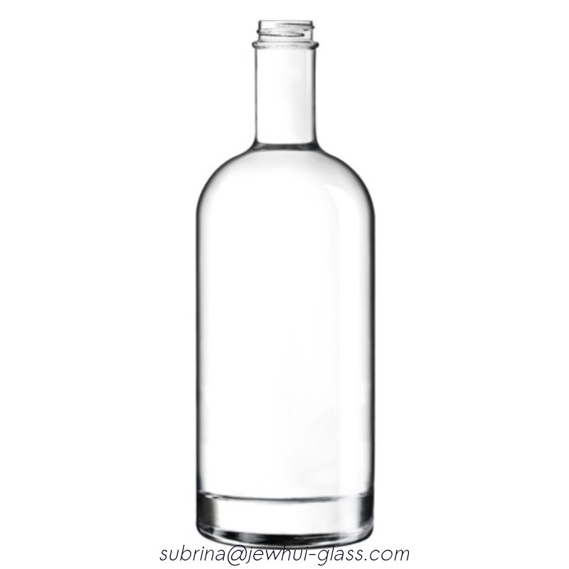 1L Premium Oslo Glass Bottle For Alcohol With 33mm 400 GPI Neck 21.5mm ...