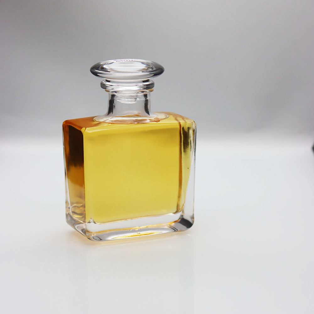 200ml Personalized Rectangular Liquor Bottle Lead Free Flint Glass ...