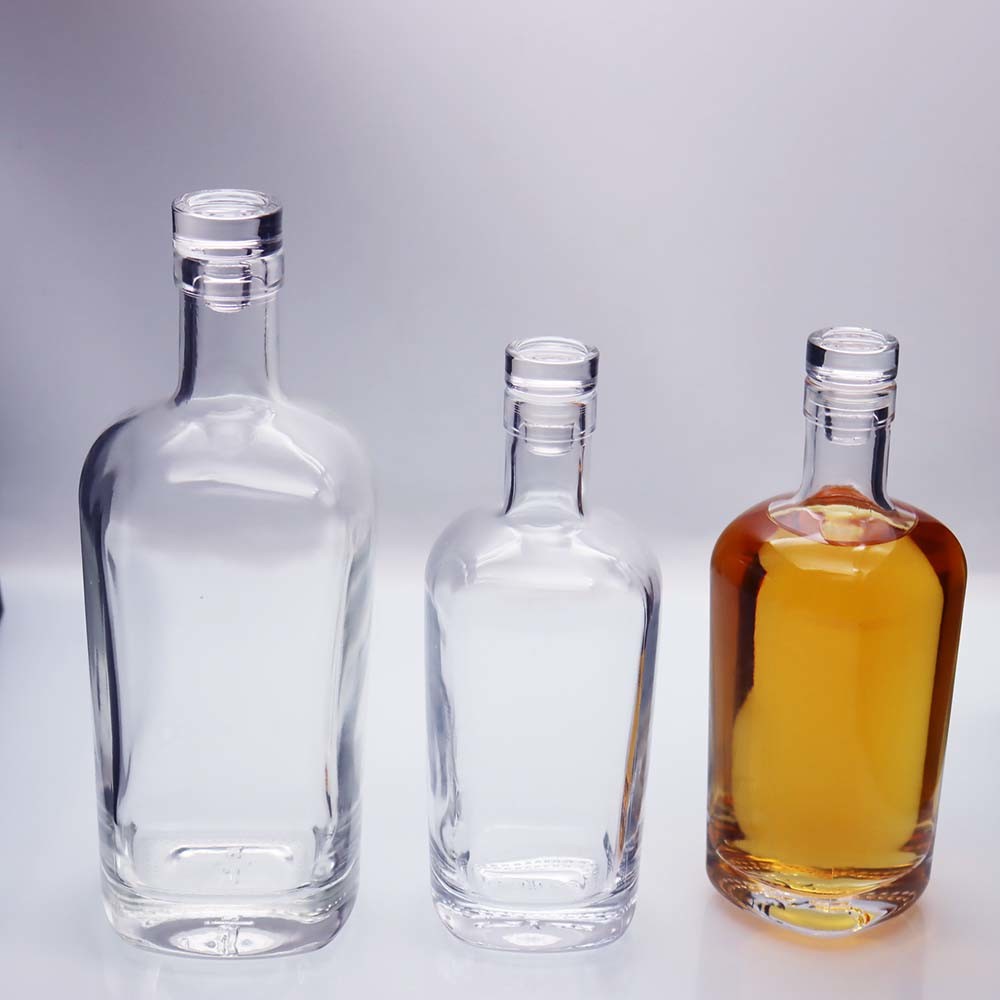 200ml Mini Spirit Bottle Square Oval Rectangle 100ml Liquor Bottle